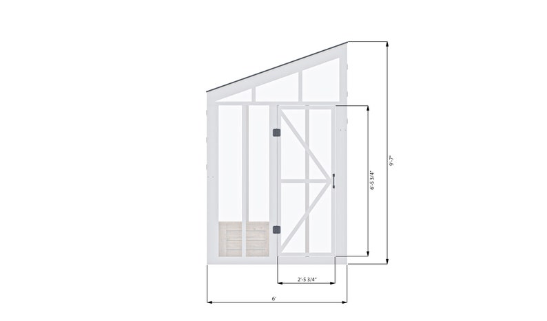Small 6x8 Greenhouse Plans Featuring Raised Garden Beds | DIY Backyard ...