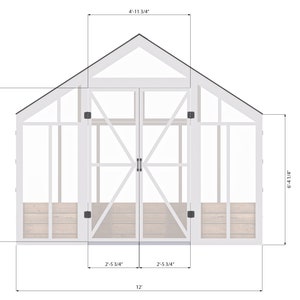 Large Greenhouse Plans 12x16 DIY Greenhouse - Etsy