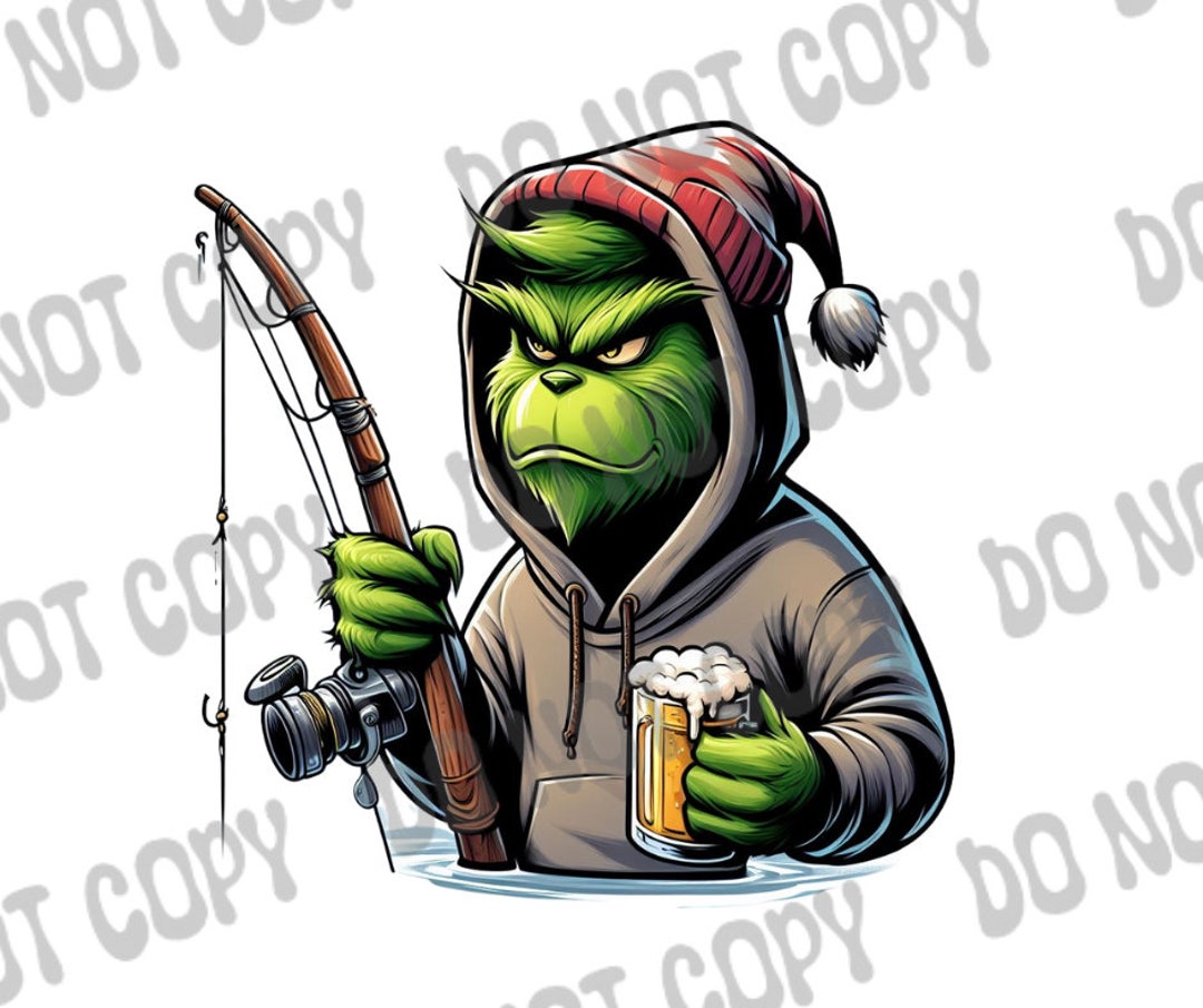 Grinch Fishing - Etsy