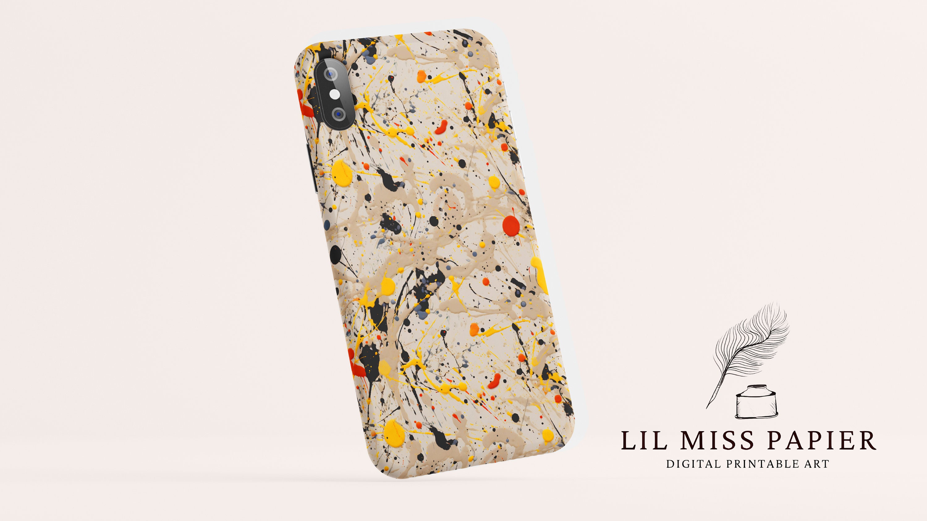 Jackson Pollock Abstract Seamless Print Abstract Art Seamless Pattern ...