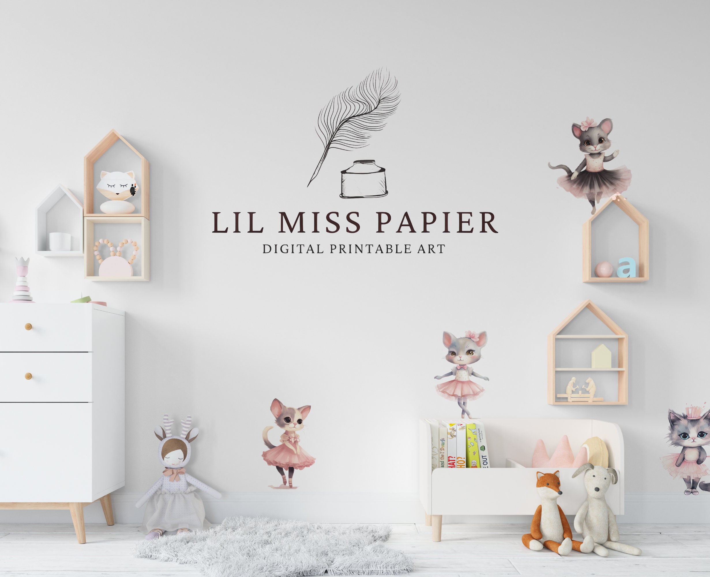 Ballet Cats Clipart Kitty Ballerina Cats Transparent PNG Graphics ...