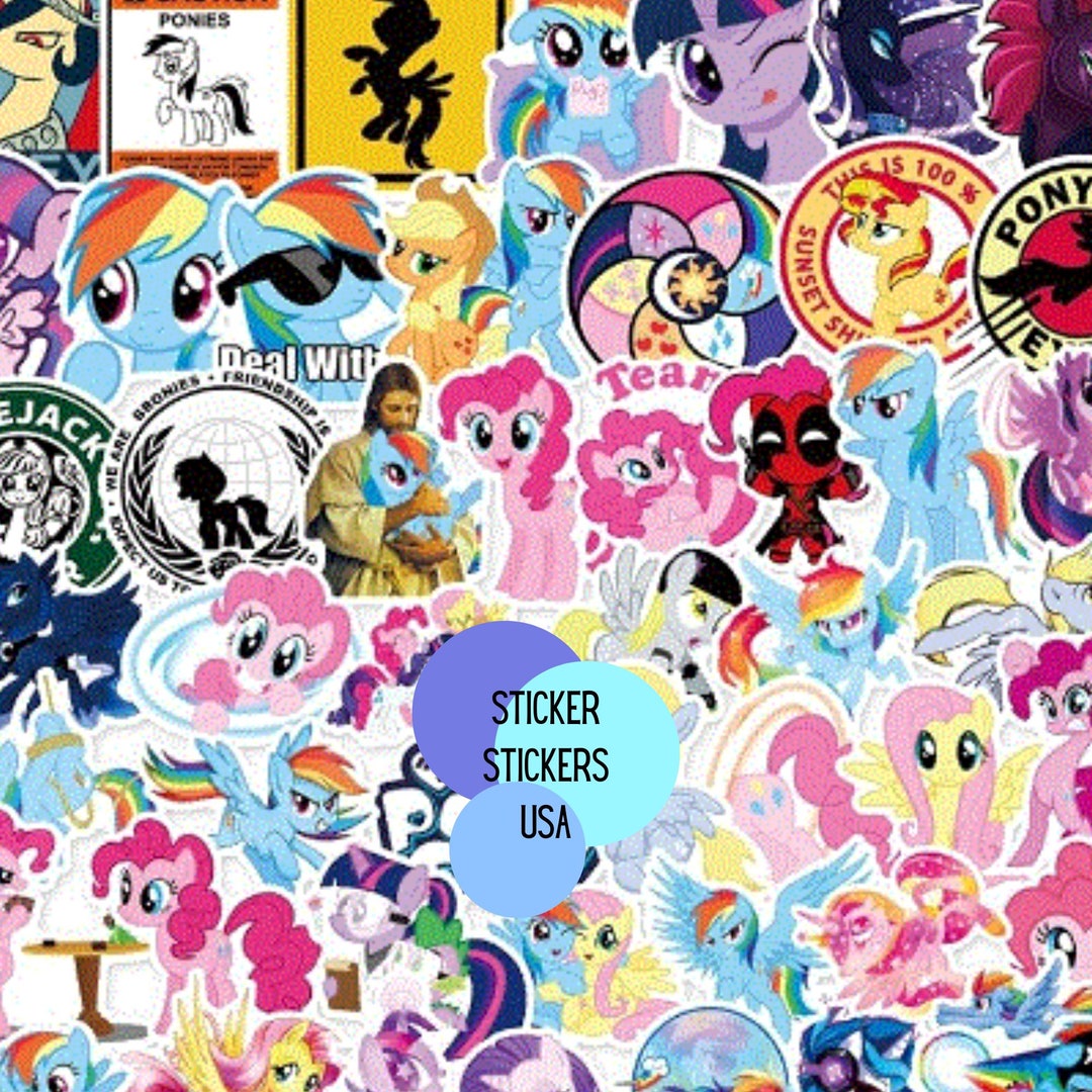 Little Magical Pony Sticker Pack of 30 - Etsy