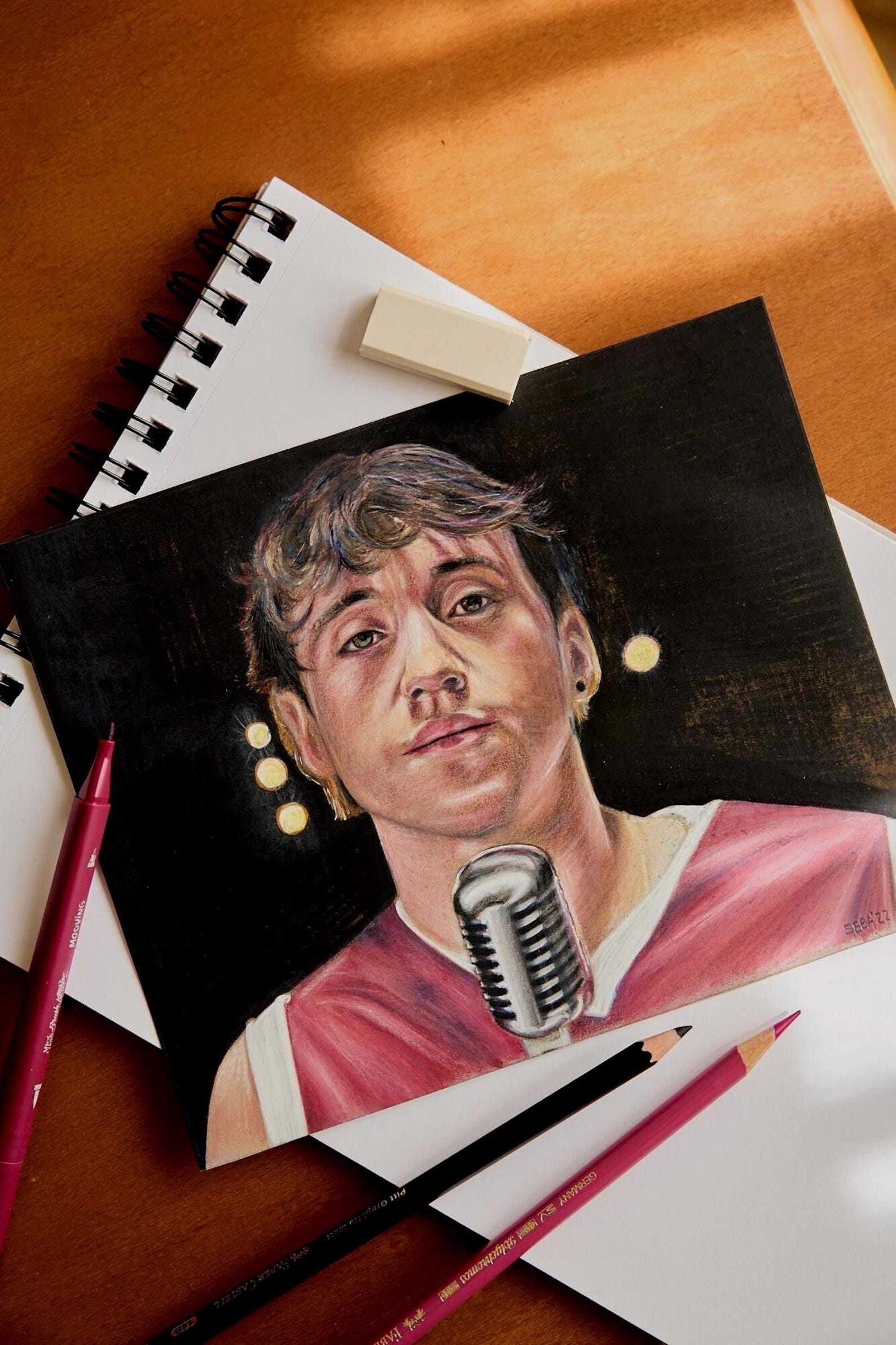 Paulo Londra Color Portrait Done in High Quality Pencil and Marker ...