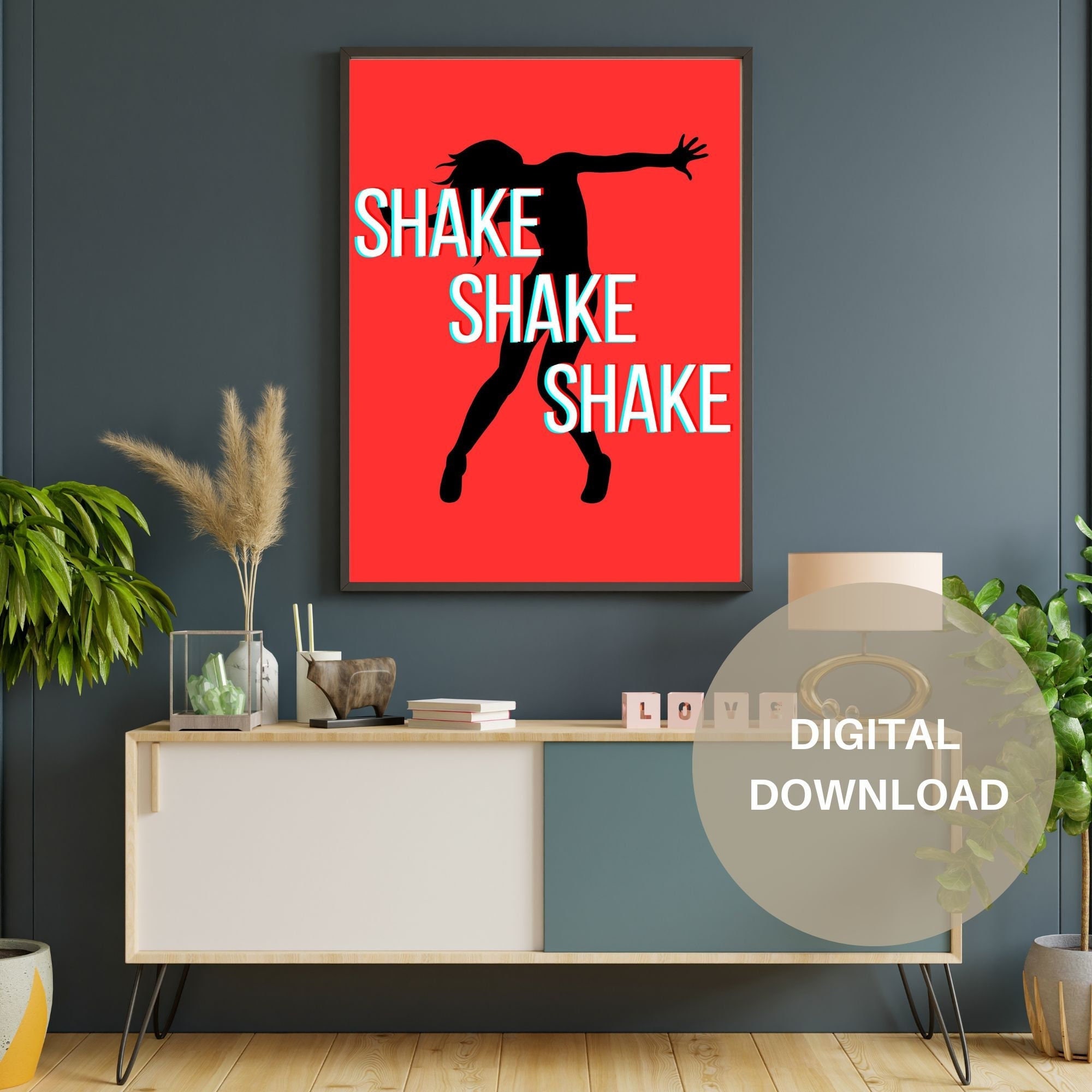 Taylor Swift Poster Taylor Swift Print Shake It off Lyric Print Wall ...
