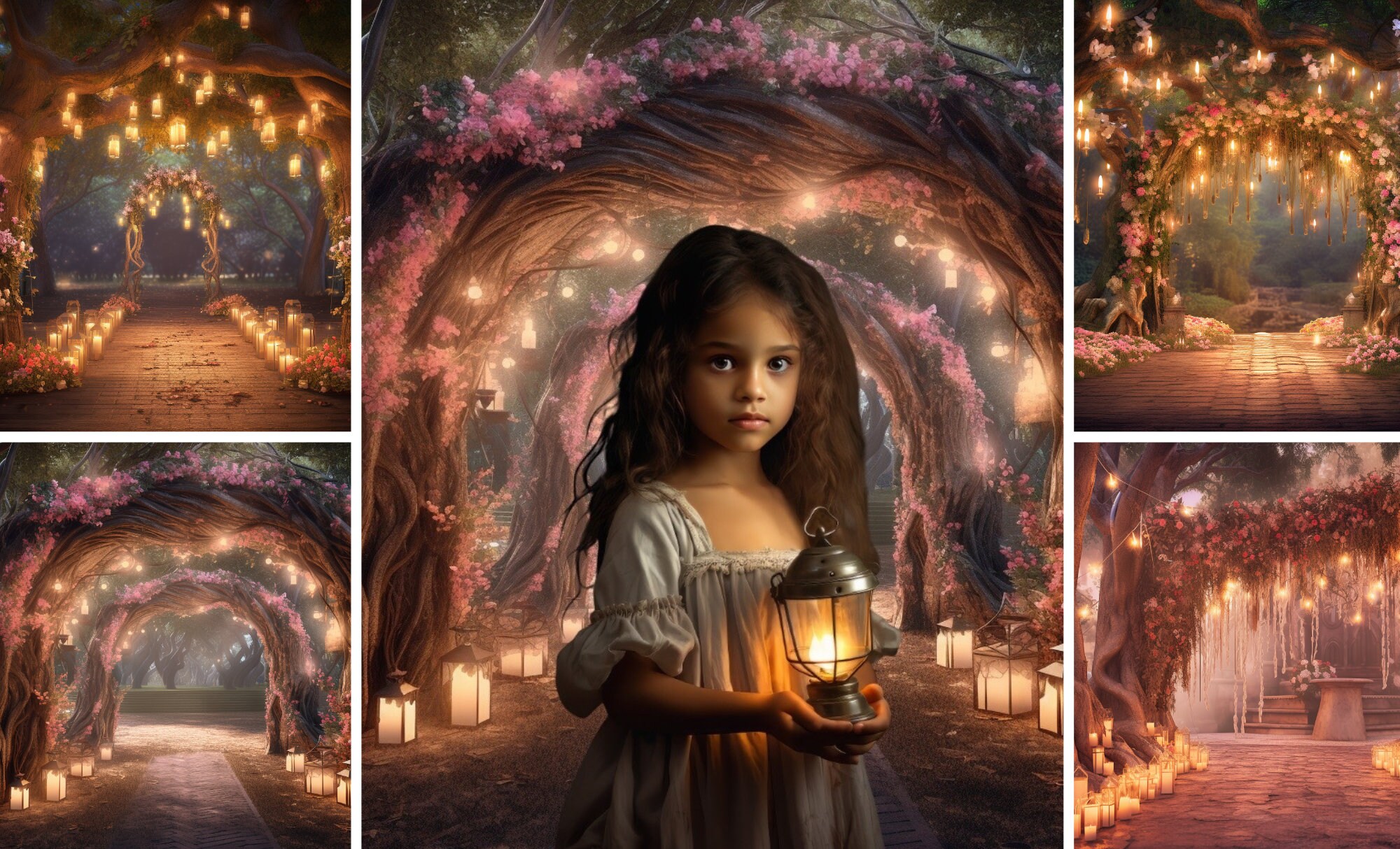 Fairytale Digital Backdrop Overlays Create Whimsical Scenes With ...