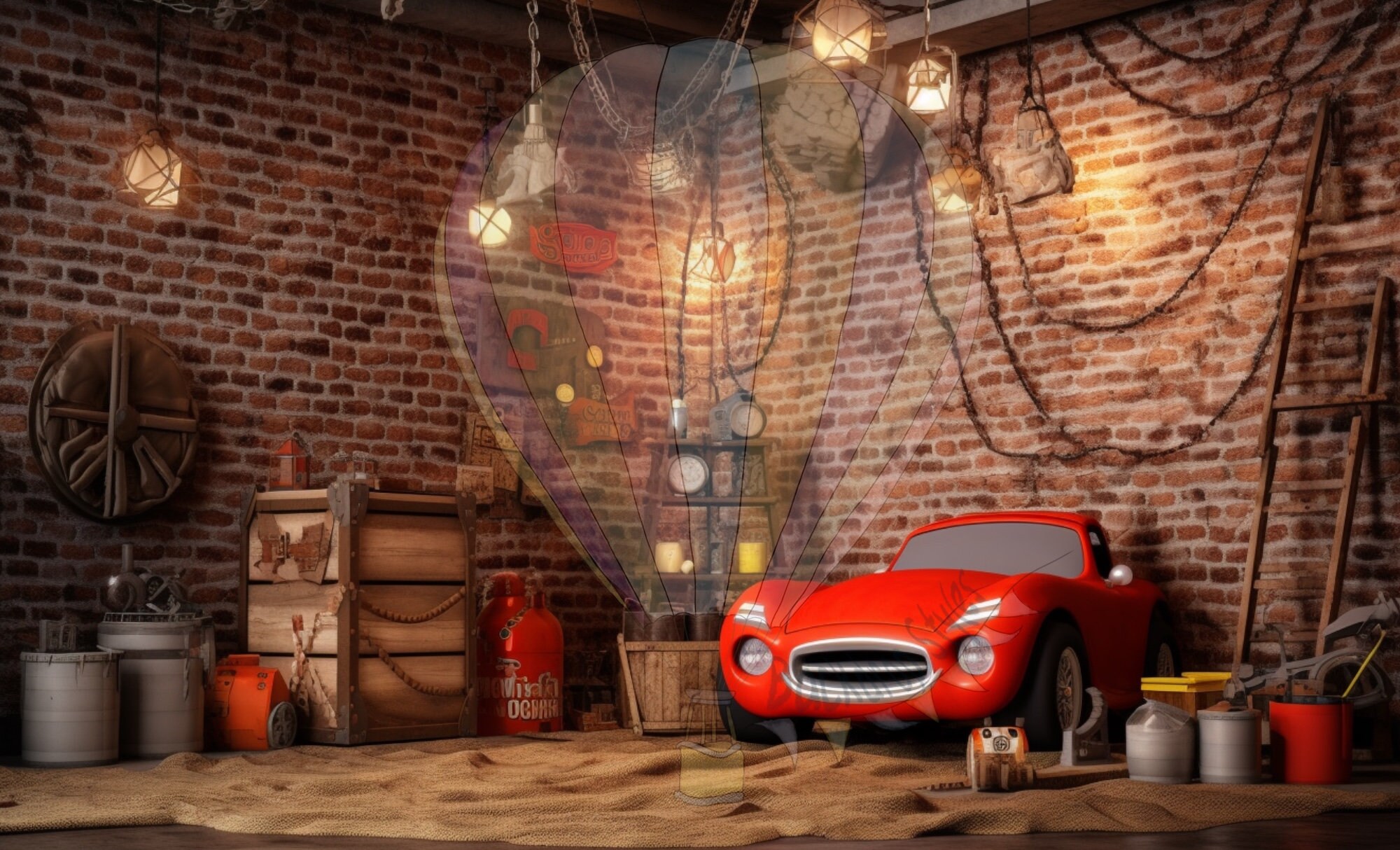 Race Car Backdrop Perfect for Race Car Birthday Party and Kids' Events ...