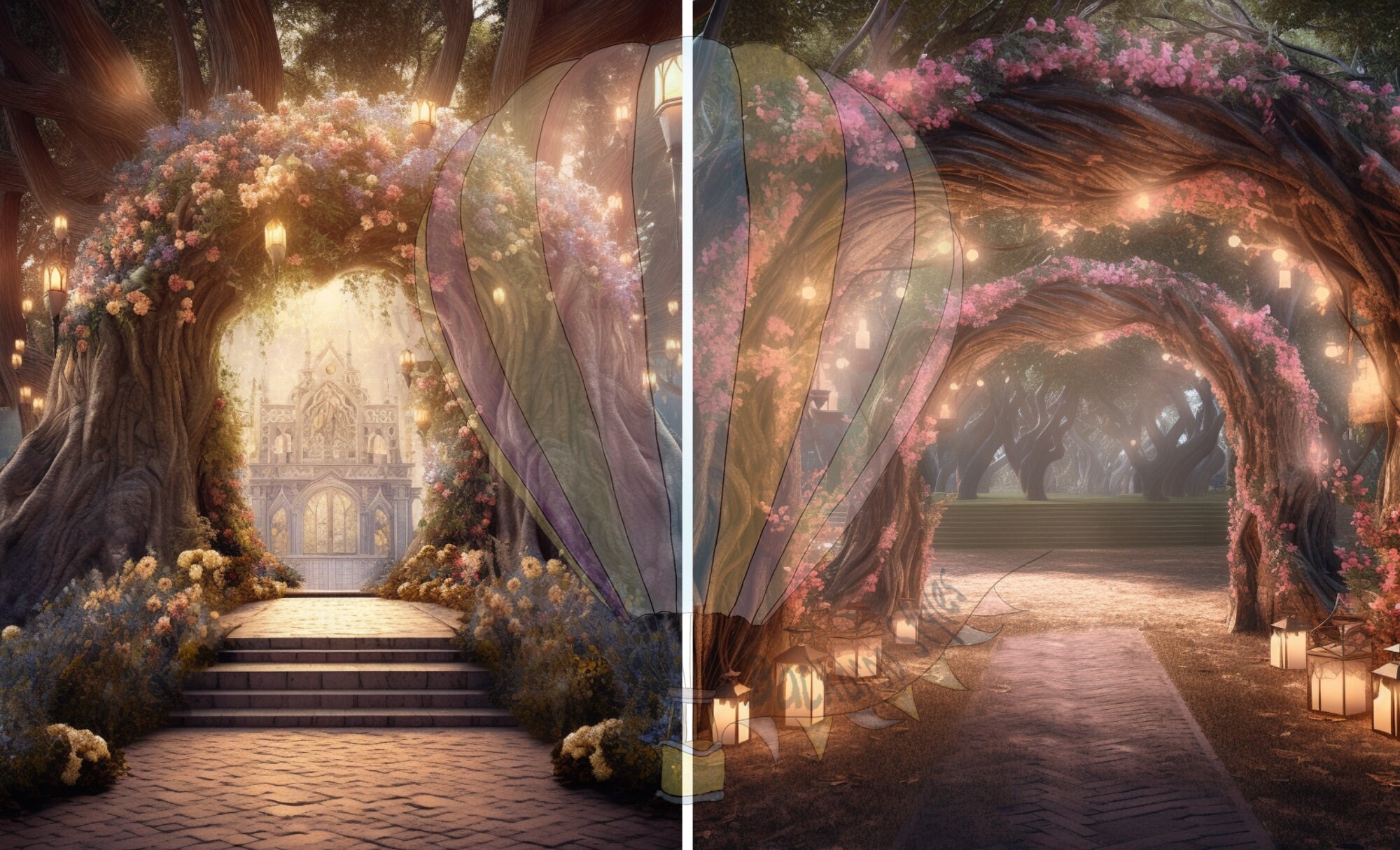 Fairytale Digital Backdrop Overlays Create Whimsical Scenes With ...