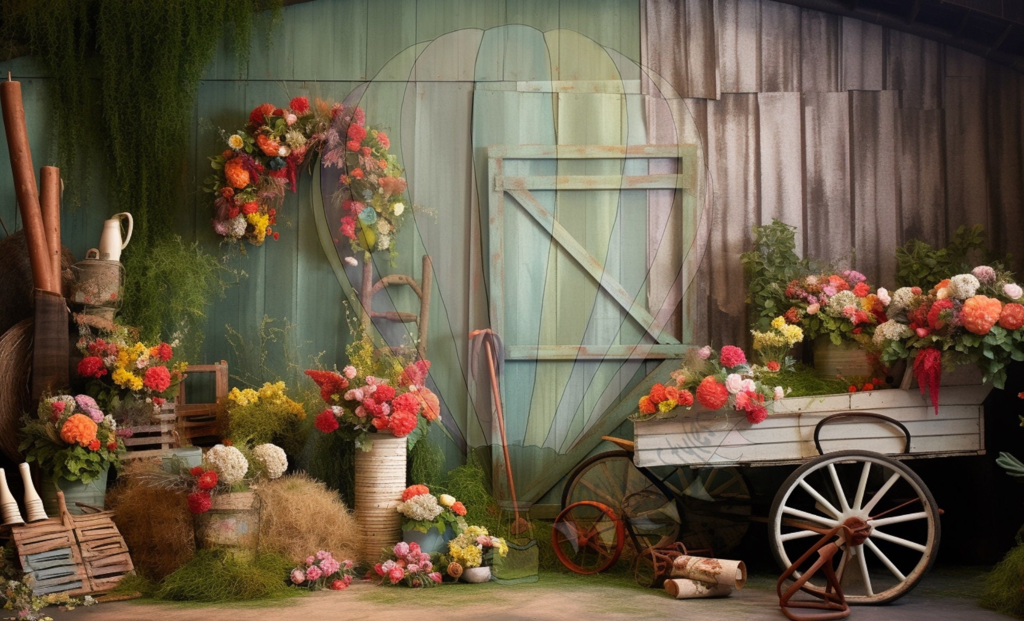 Rustic Backdrop: Farm-themed Photography Prop for Captivating Images - Etsy