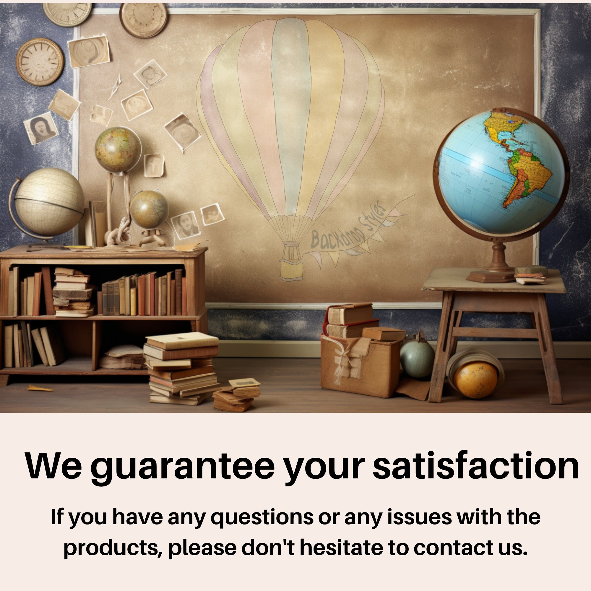 Back to School Digital Backdrop, Storybook Backdrop, Digital ...