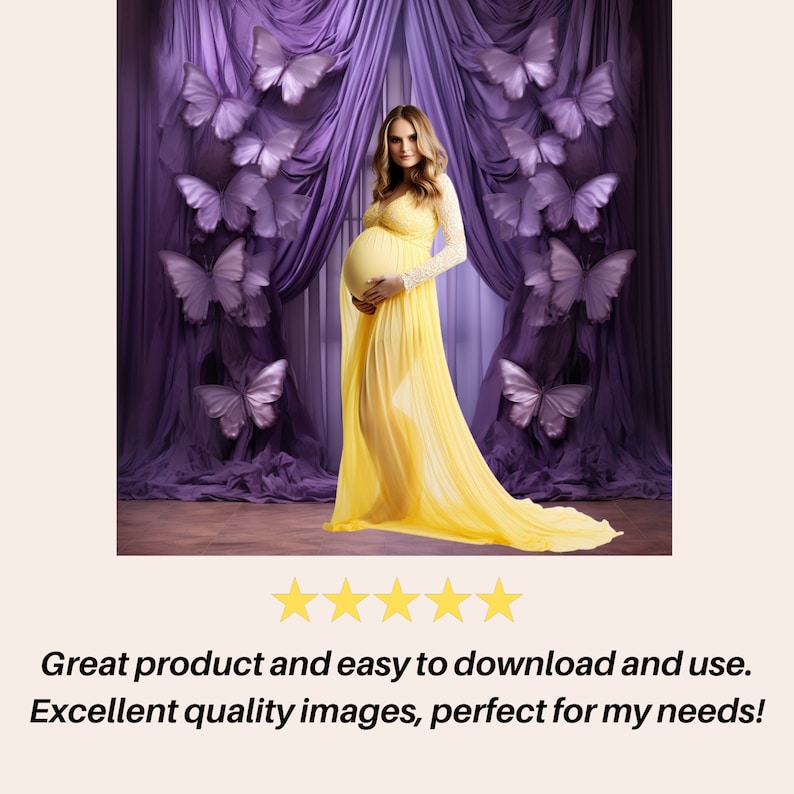 Purple Butterfly Wings Digital Backdrop for Photography Transform Your ...