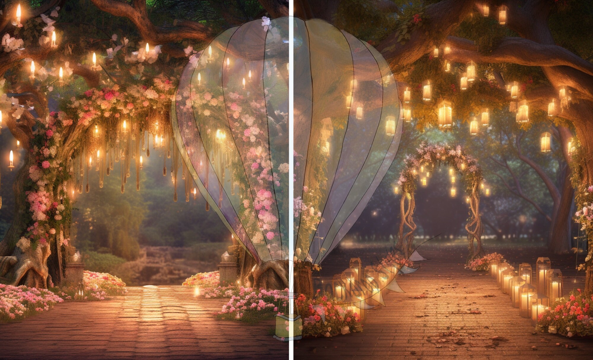 Fairytale Digital Backdrop Overlays Create Whimsical Scenes With ...
