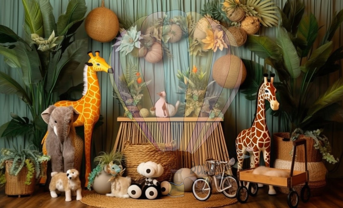 Jungle Backdrops, Safari Backdrop, Wild One Backdrop, Transport Your ...