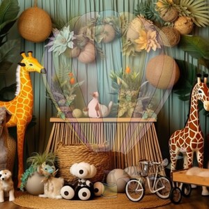 Jungle Backdrops, Safari Backdrop, Wild One Backdrop, Transport Your ...
