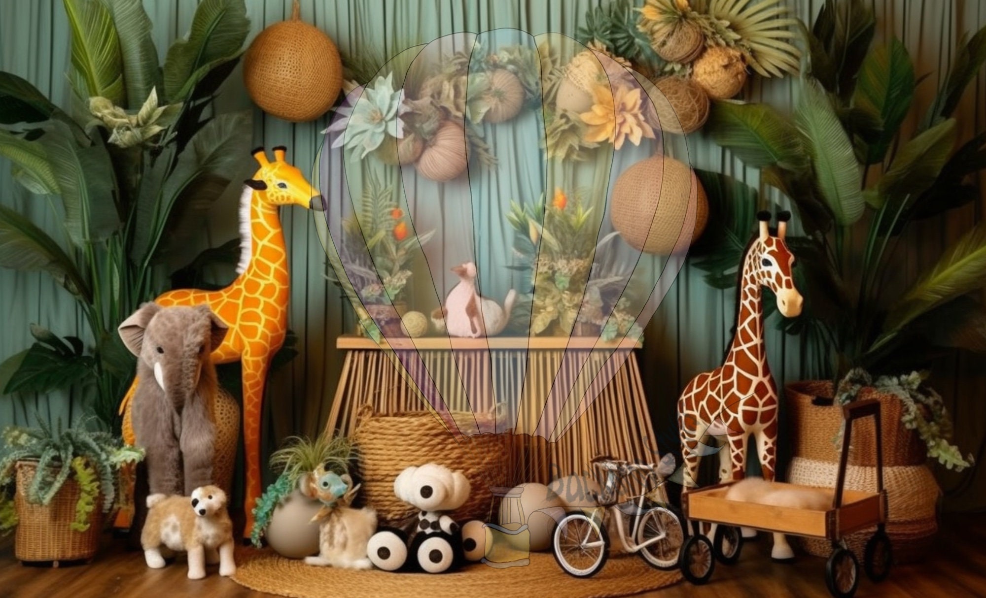 Jungle Backdrops, Safari Backdrop, Wild One Backdrop, Transport Your ...