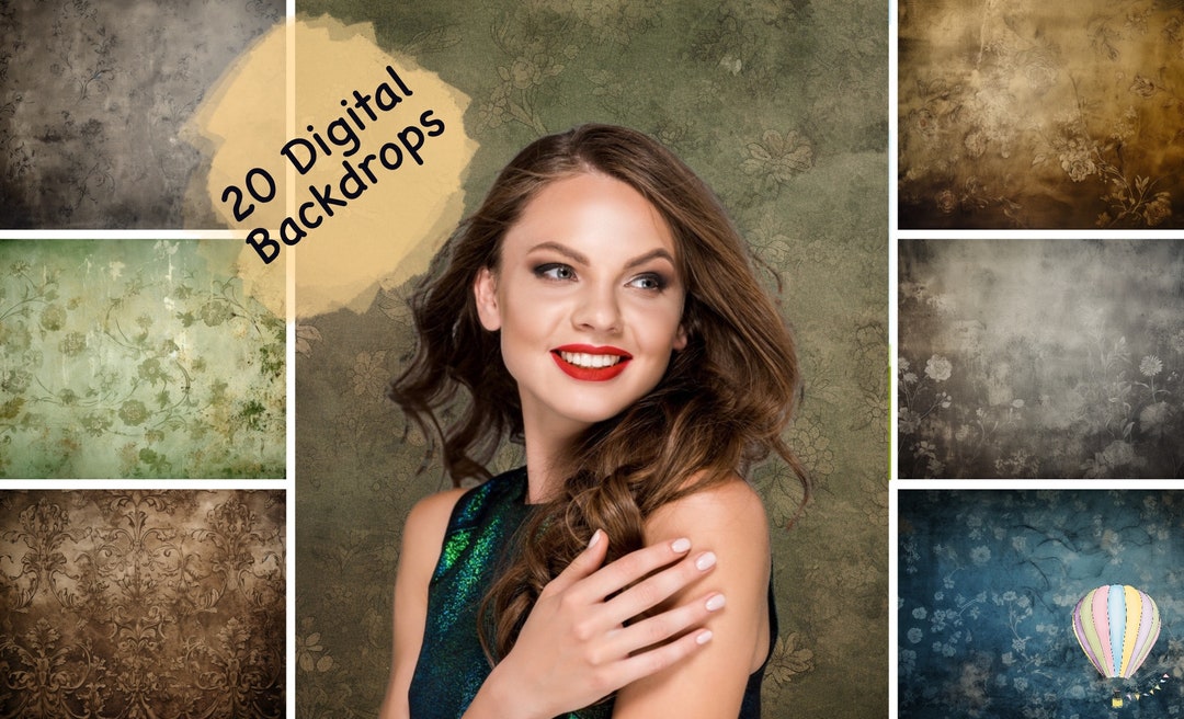 Create Timeless Floral Portrait Backdrops With Fine Art Backgrounds and ...