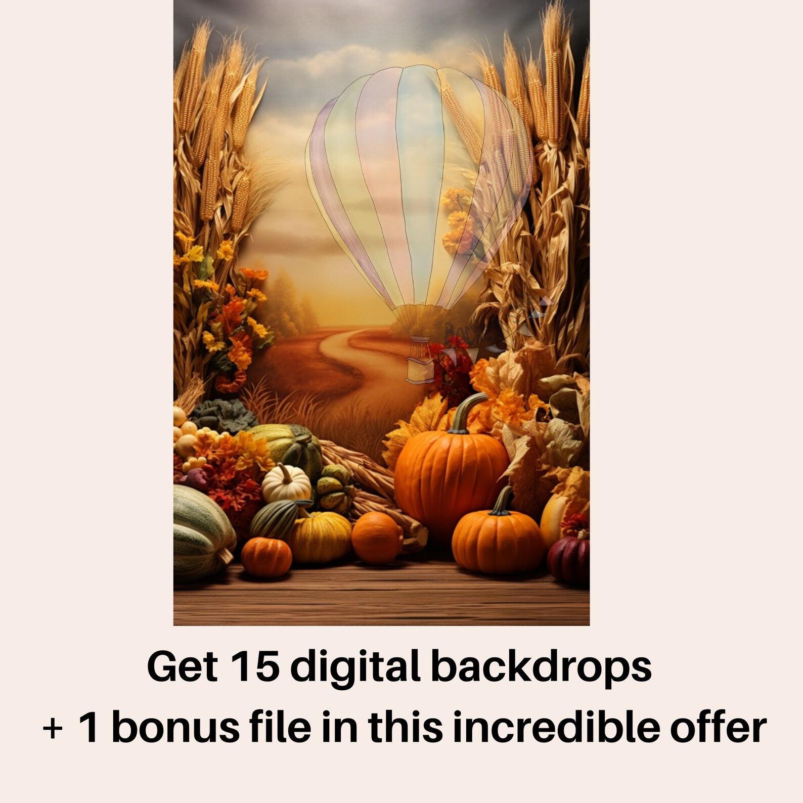 Fall Digital Backdrop, Studio Fall Digital Backdrop, Digital Backdrop ...