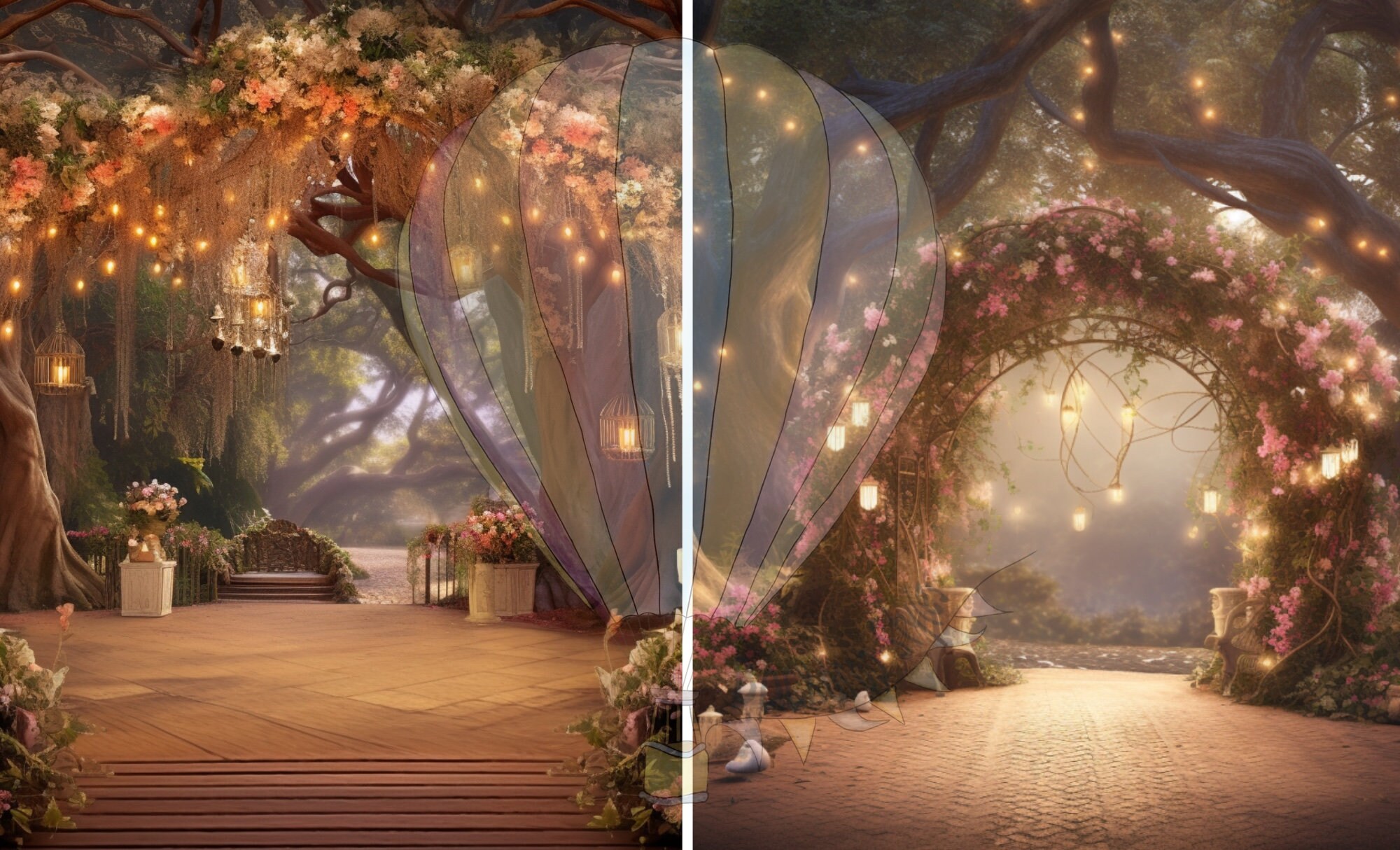 Fairytale Digital Backdrop Overlays Create Whimsical Scenes With ...