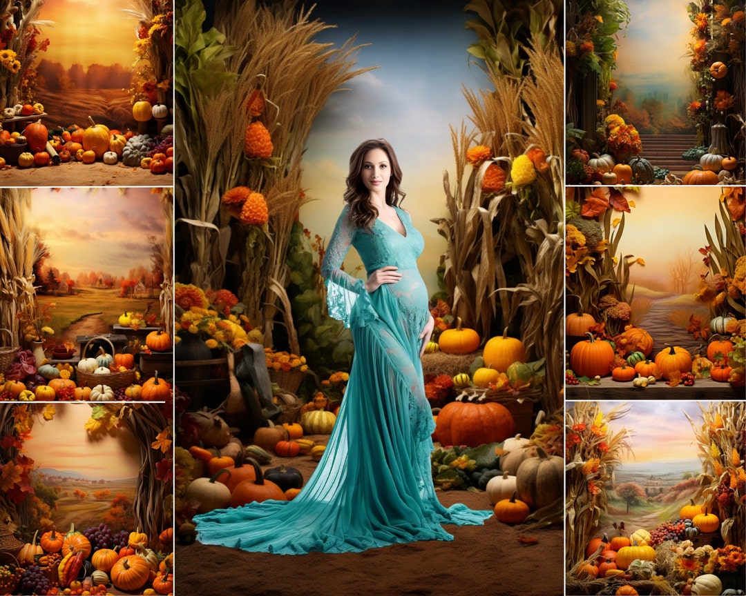 Fall Digital Backdrop, Studio Fall Digital Backdrop, Digital Backdrop ...