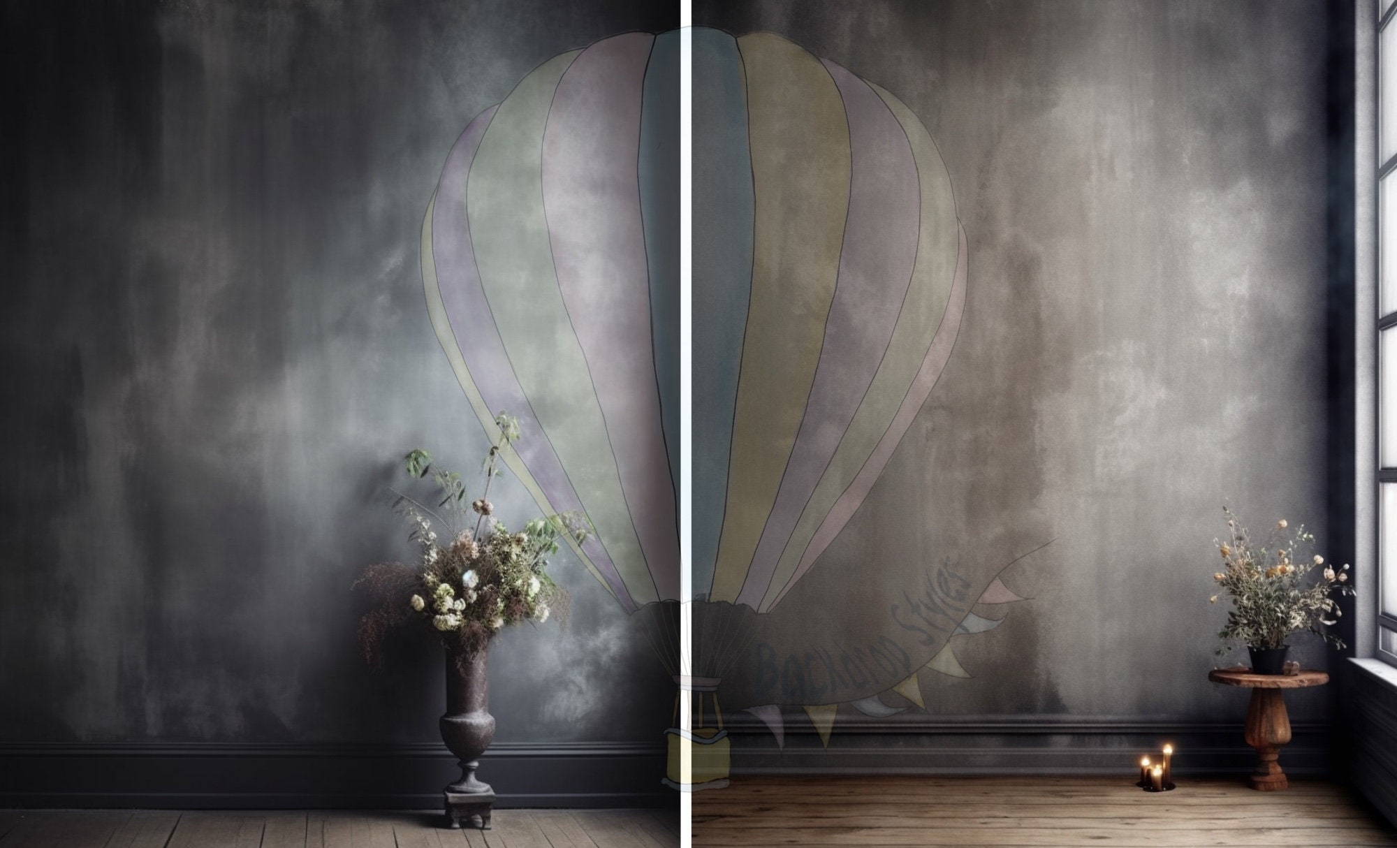 Gray Backdrops Collection: Photoshop Overlays, Textures for Maternity ...
