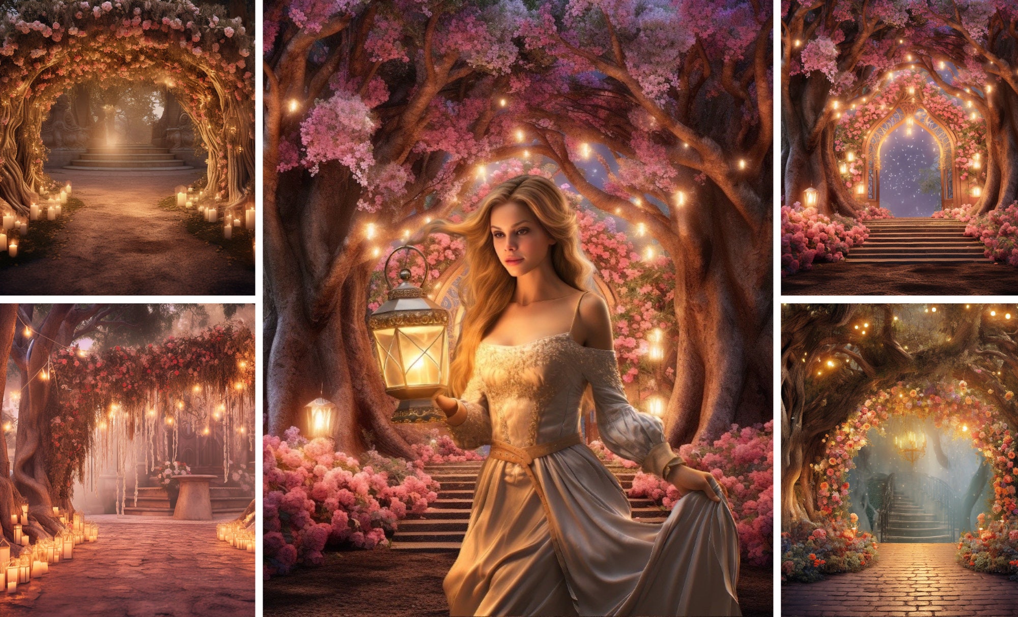 Fairytale Digital Backdrop Overlays Create Whimsical Scenes With ...