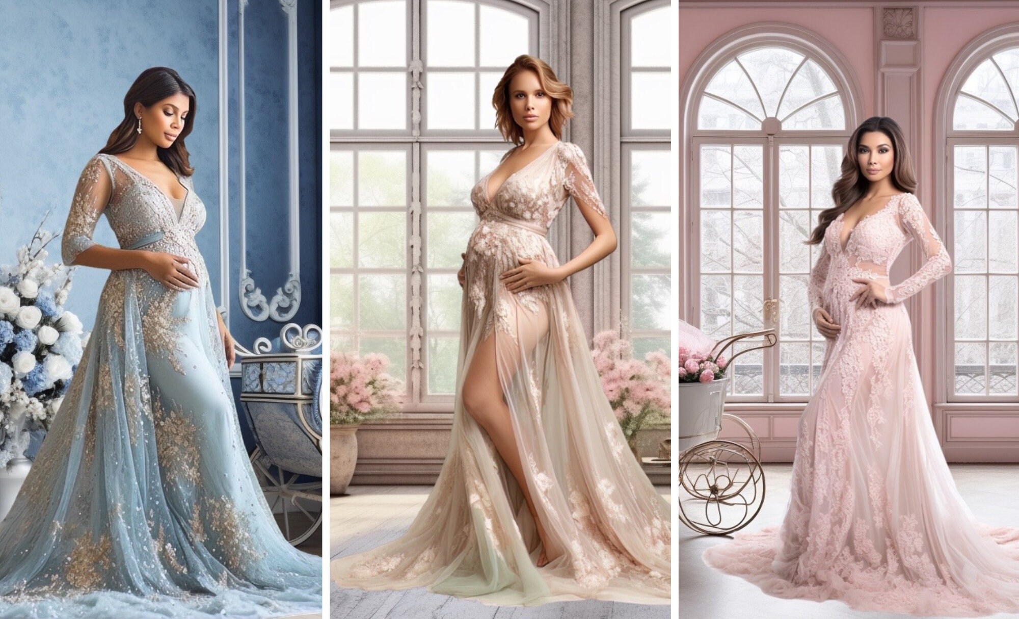 Maternity Digital Backdrop Collection: 40 High-quality Backdrops for ...