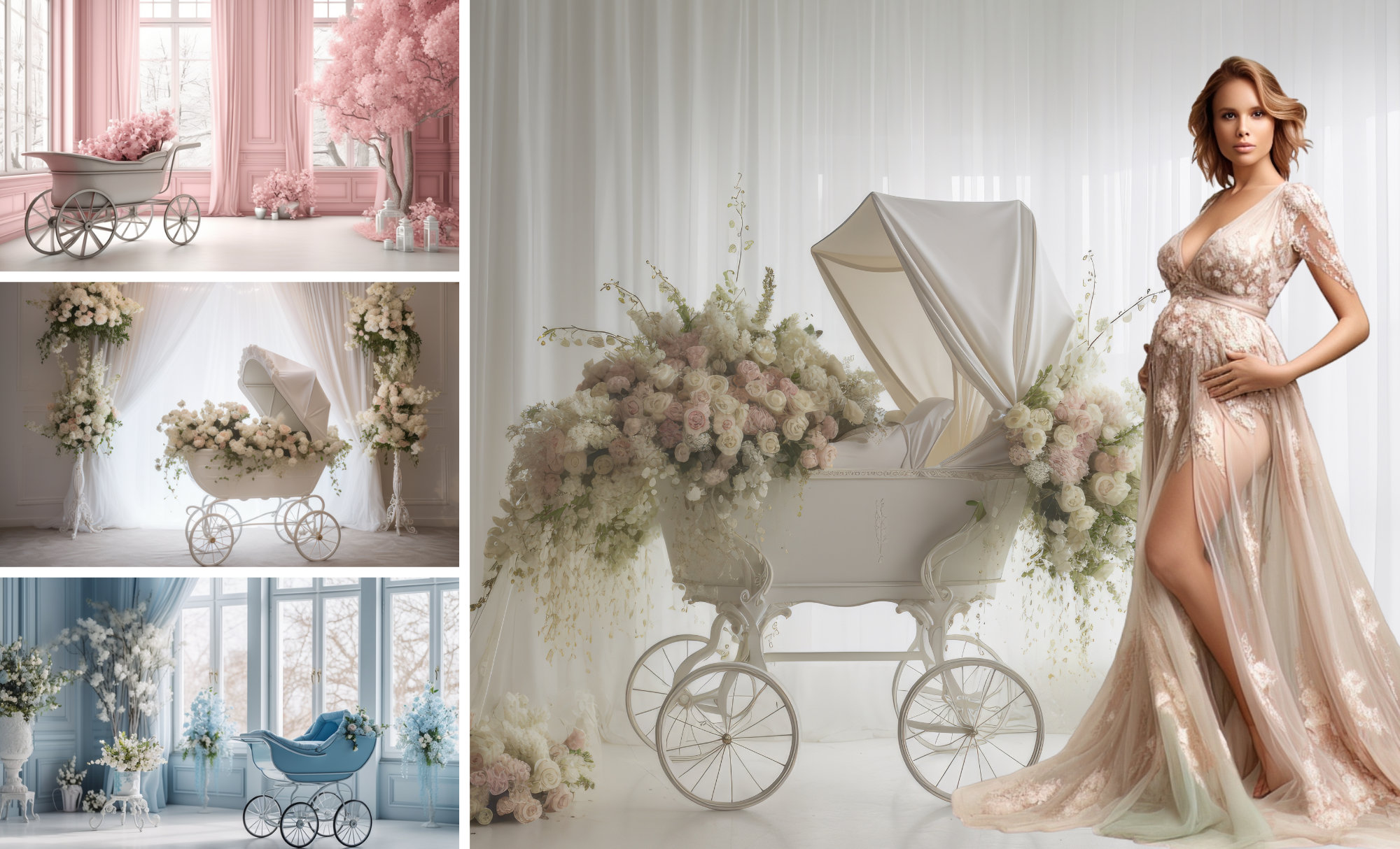 Maternity Digital Backdrop Collection: 40 High-quality Backdrops for ...