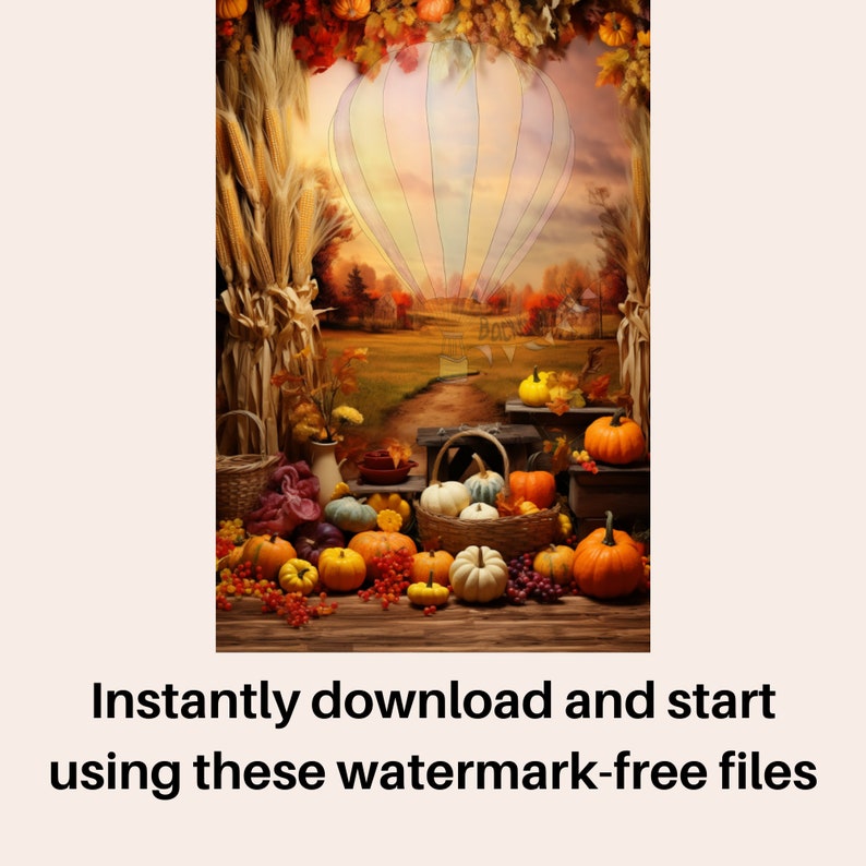Fall Digital Backdrop, Studio Fall Digital Backdrop, Digital Backdrop ...