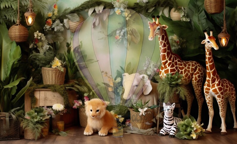 Jungle Backdrops, Safari Backdrop, Wild One Backdrop, Transport Your ...