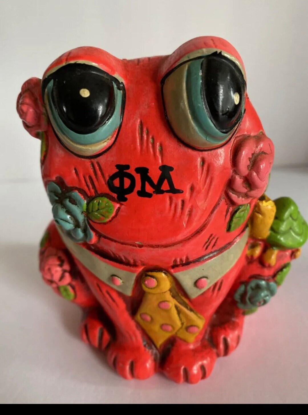 Vintage Holiday Fair Hot Pink Frog Bank 1969 - Etsy