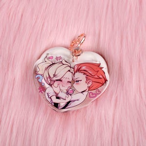 Moicy Moira and Mercy Overwatch 2 Ship Acrylic Charm - Etsy