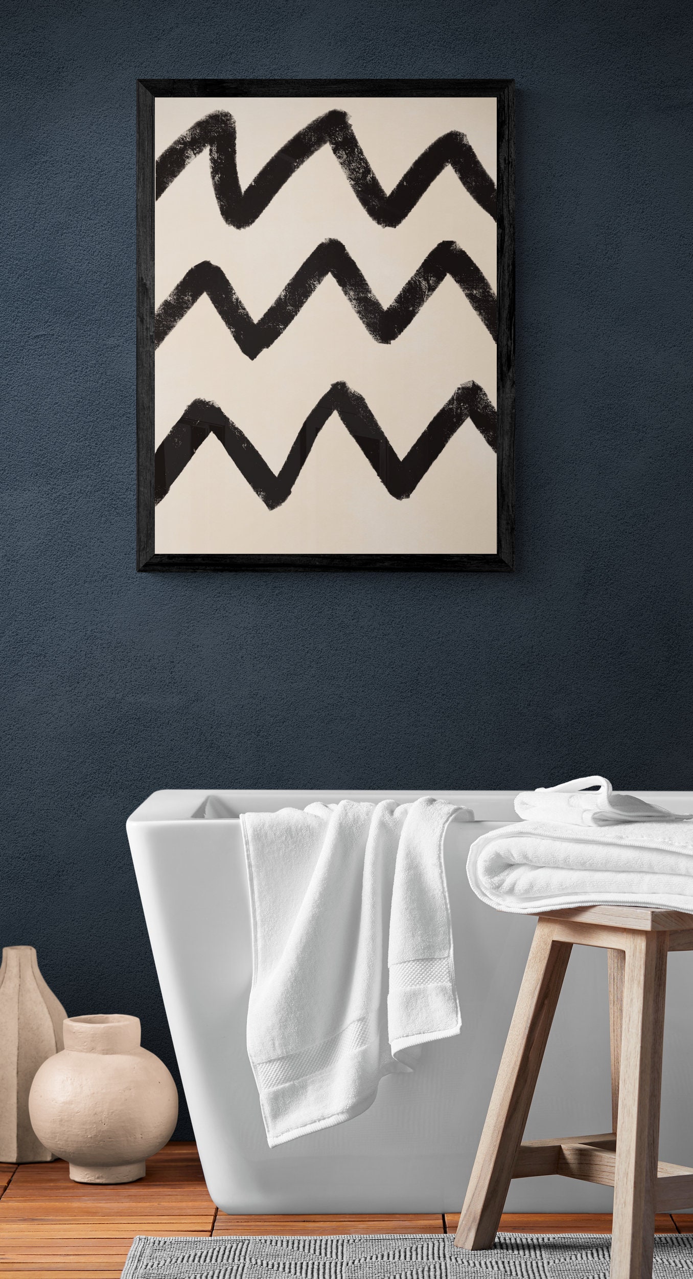 Simple Shapes Modern Abstract Art Print. Printable Contemporary Wall ...