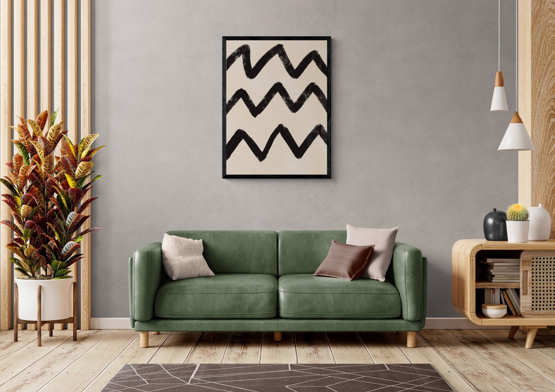 Simple Shapes Modern Abstract Art Print. Printable Contemporary Wall ...