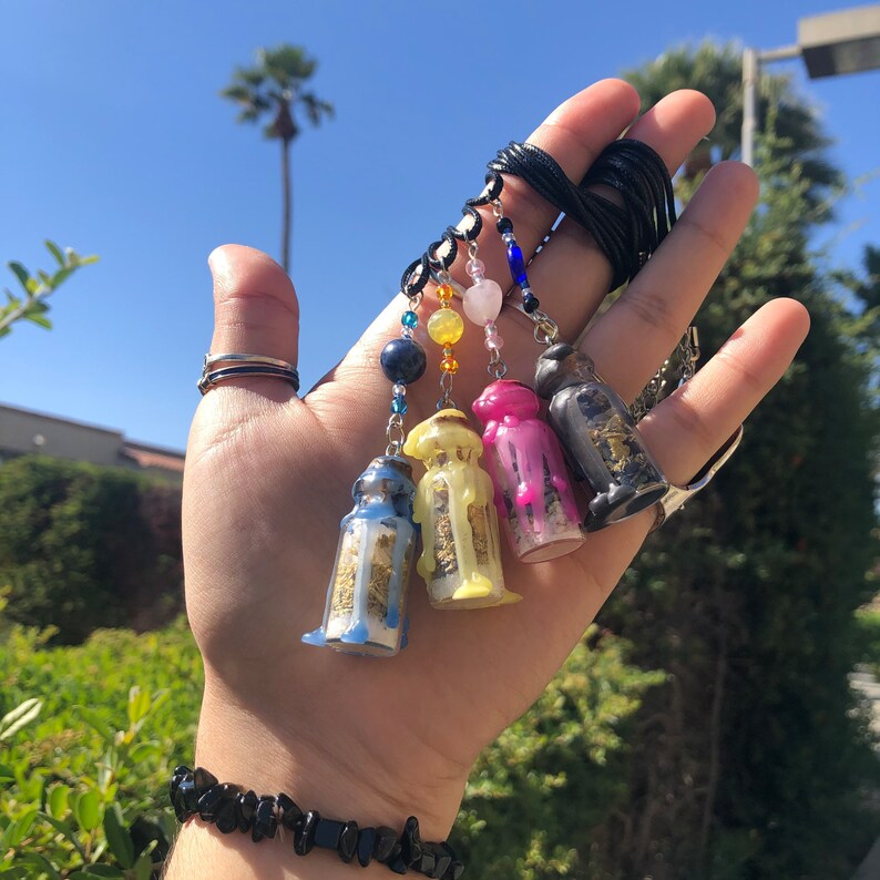 Spell Jar Necklace - Etsy