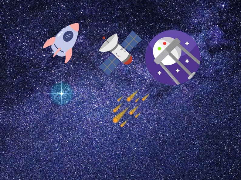 Space Graphics,space Clipart,planets Clipart Set, Outer Space Png ...