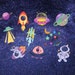 Space Graphics,space Clipart,planets Clipart Set, Outer Space Png ...