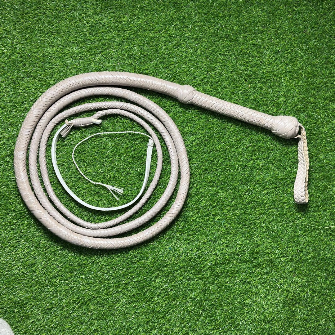 Italian Cow Hide Leather Bullwhip: Heavy Duty 16 Plaits - Etsy