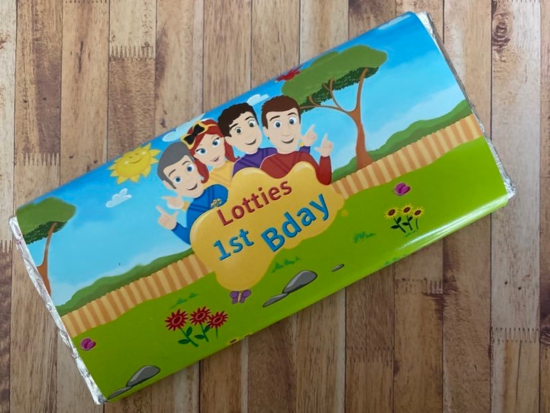 Personalised and Custom Made Chocolate Party Favour Wrappers - Etsy