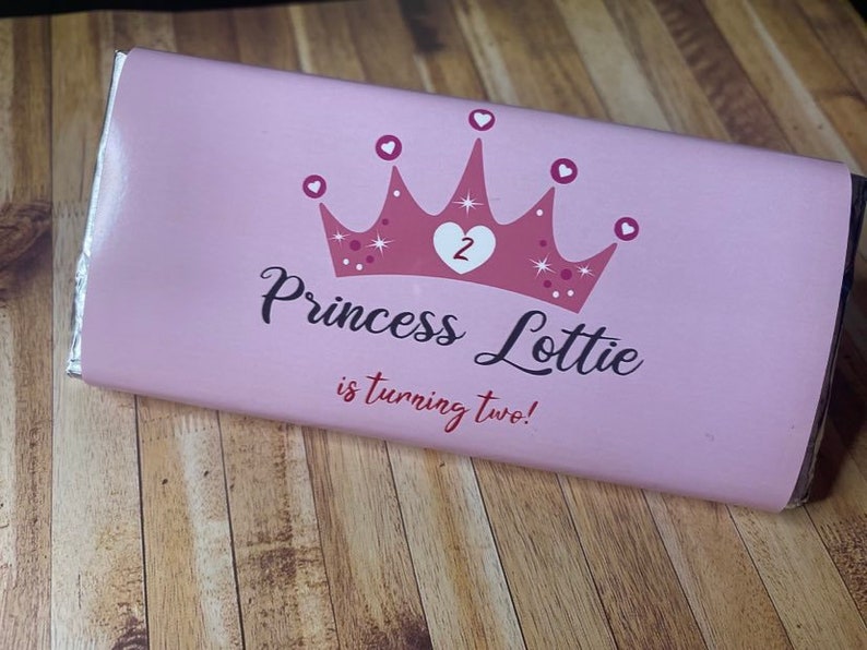 Personalised and Custom Made Chocolate Party Favour Wrappers - Etsy