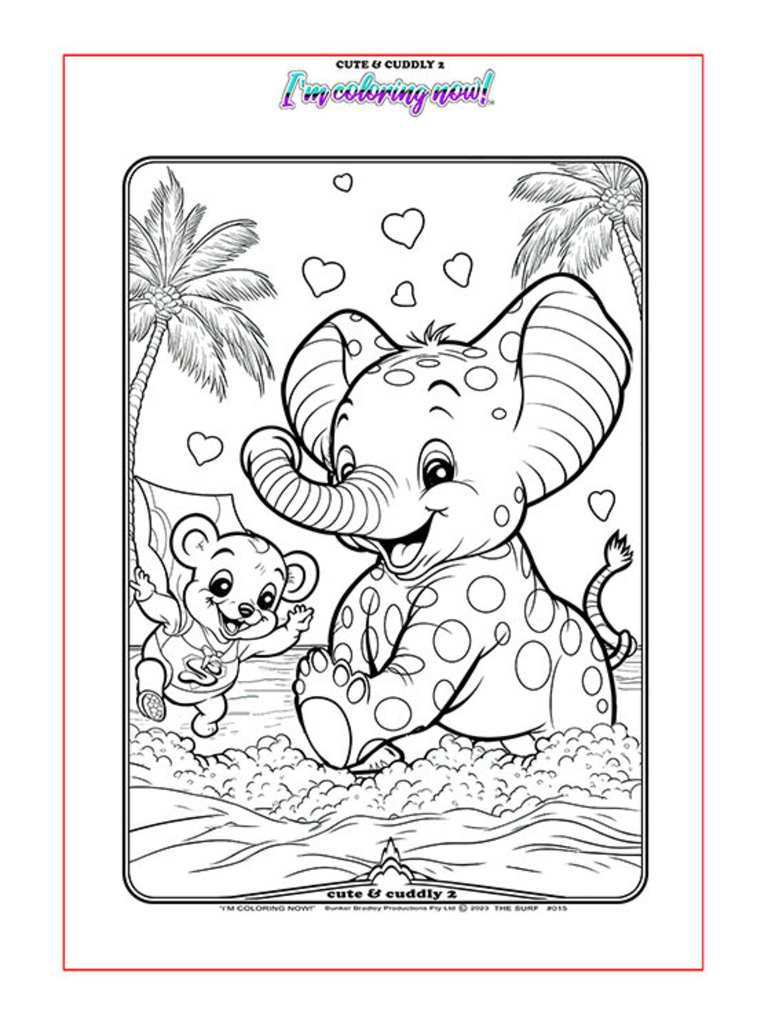 COLOR-ME Poster-surf Party is the Latest Coloring Adventure From J. W ...