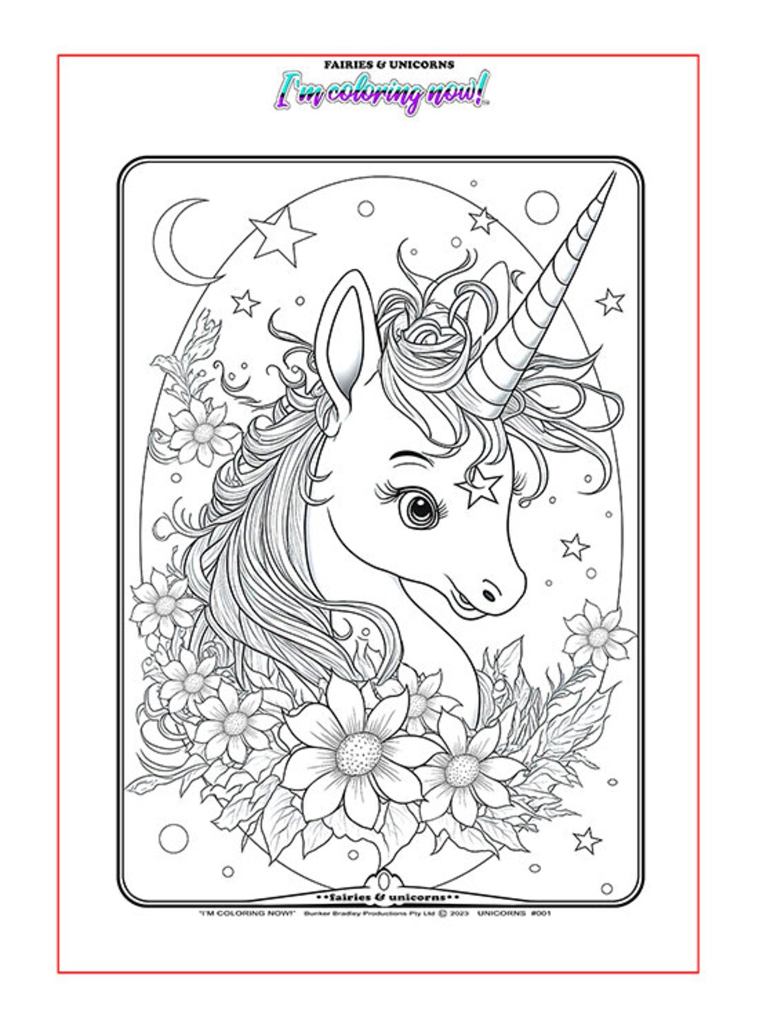 COLOR-ME Poster-unicorn 001 is the Latest Coloring Adventure From J. W ...