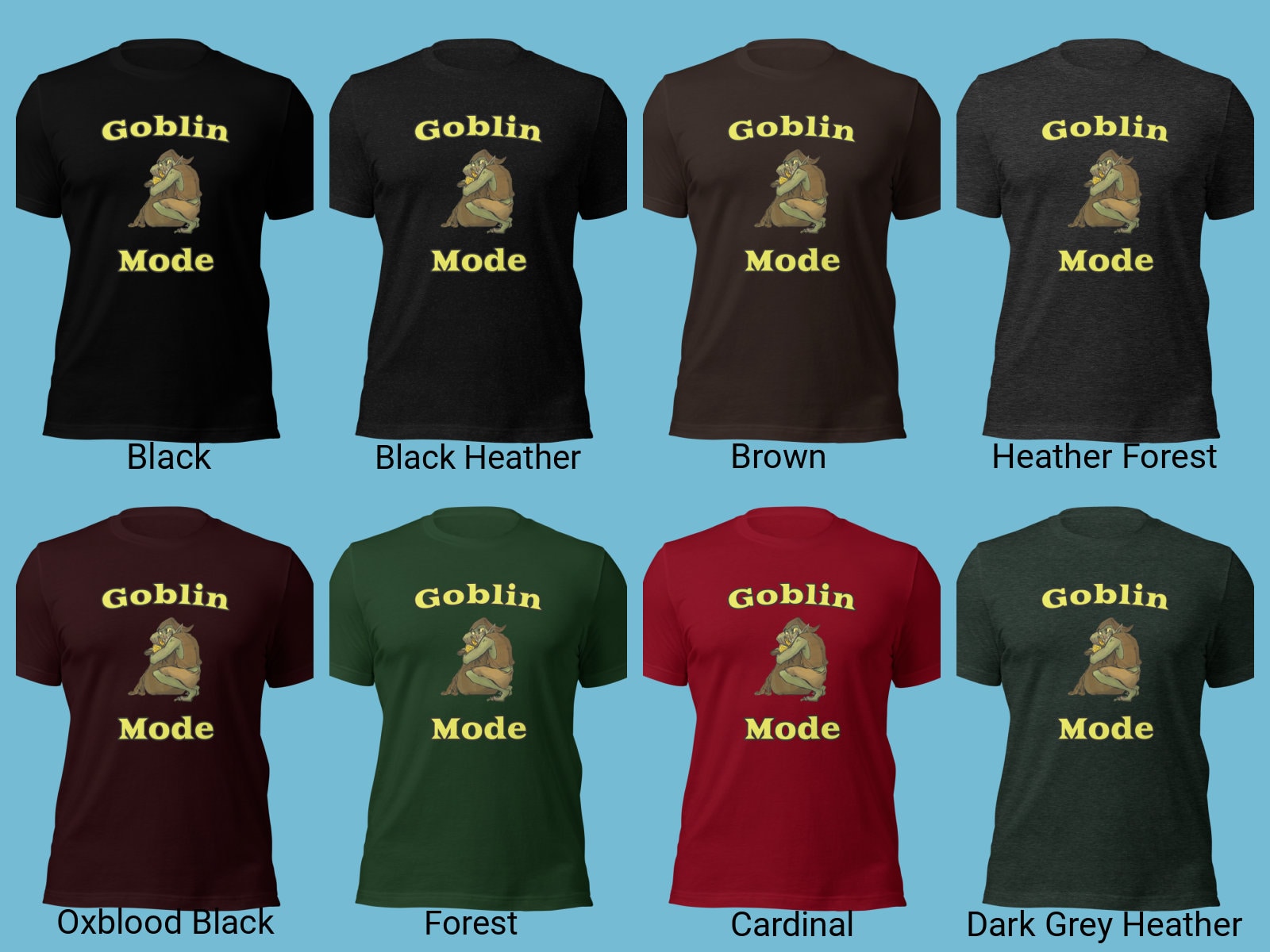 Goblin Mode DND Shirts for Dungeons and Dragons Funny Goblin Shirt DND ...