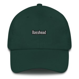 Bass Head Dad Hat Rave Bass Head Hat Bass Hat Street Wear Bass Head ...