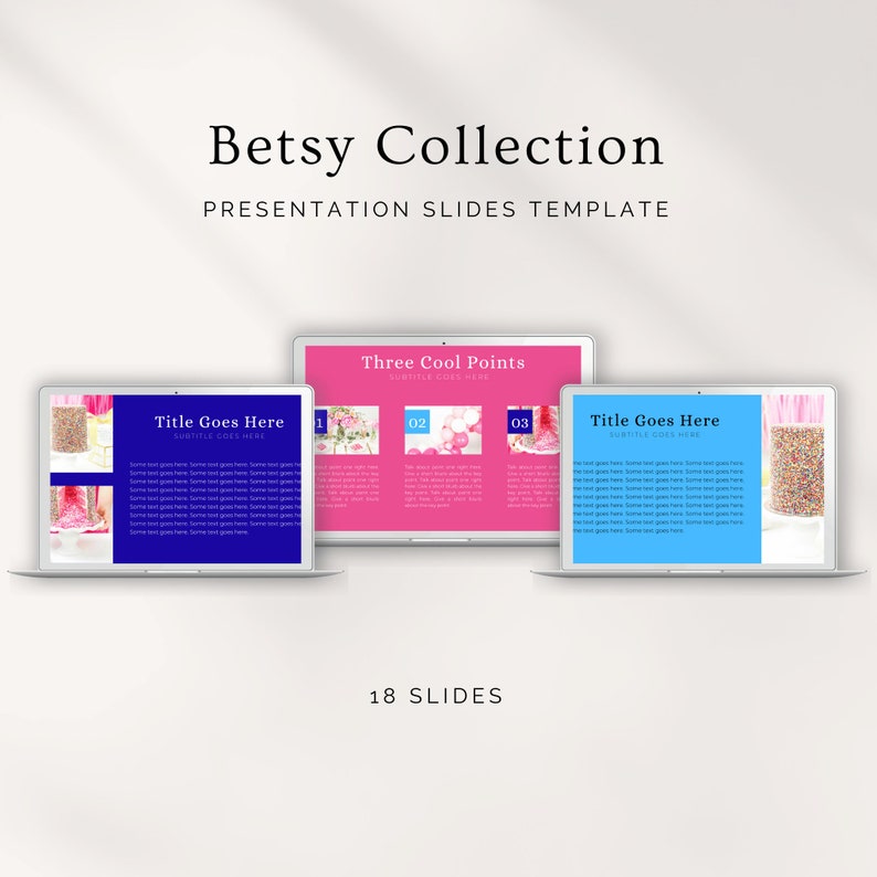 Betsy Collection Canva Presentation Slides Template - Etsy