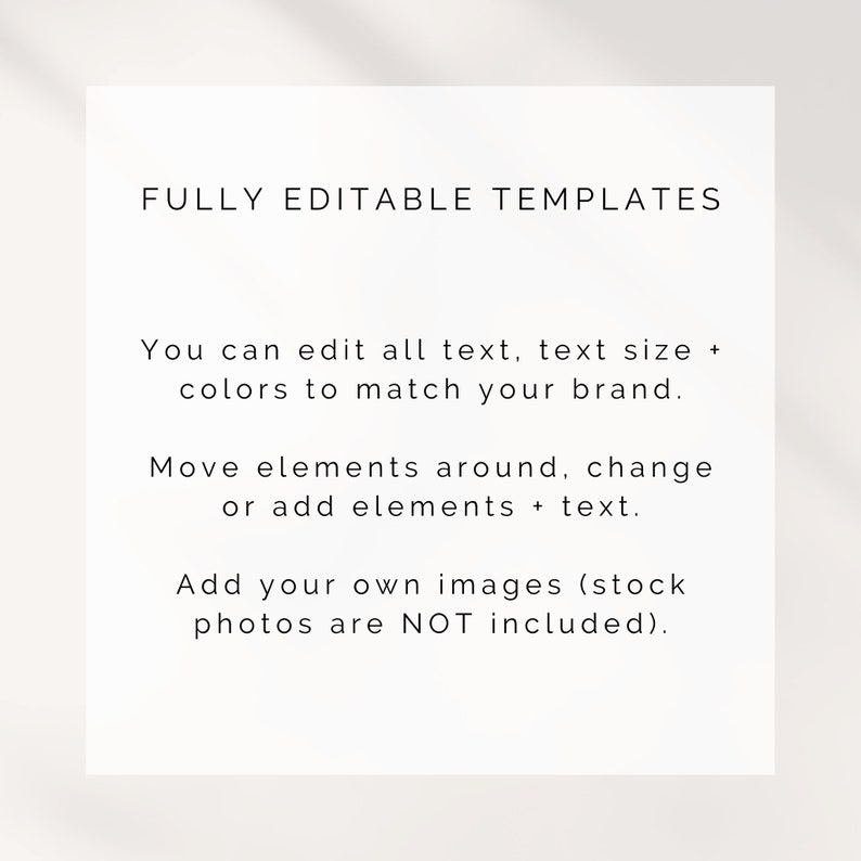 Brielle Collection Canva Product Mockup Templates - Etsy