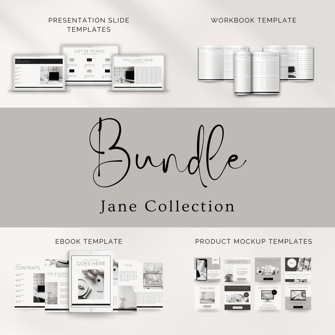 Jane Collection Canva Template Bundle - Etsy