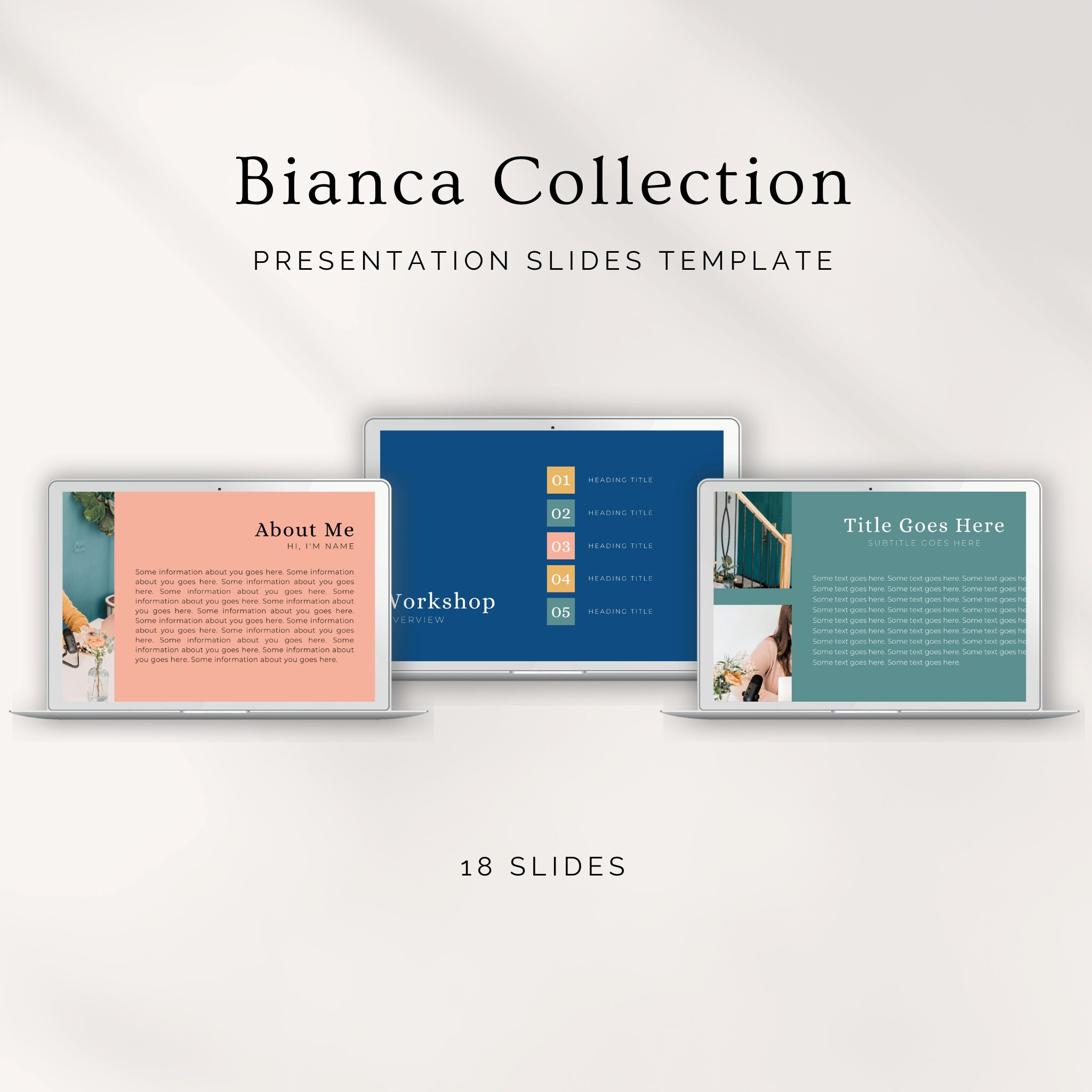 Bianca Collection Canva Presentation Slide Deck Template - Etsy