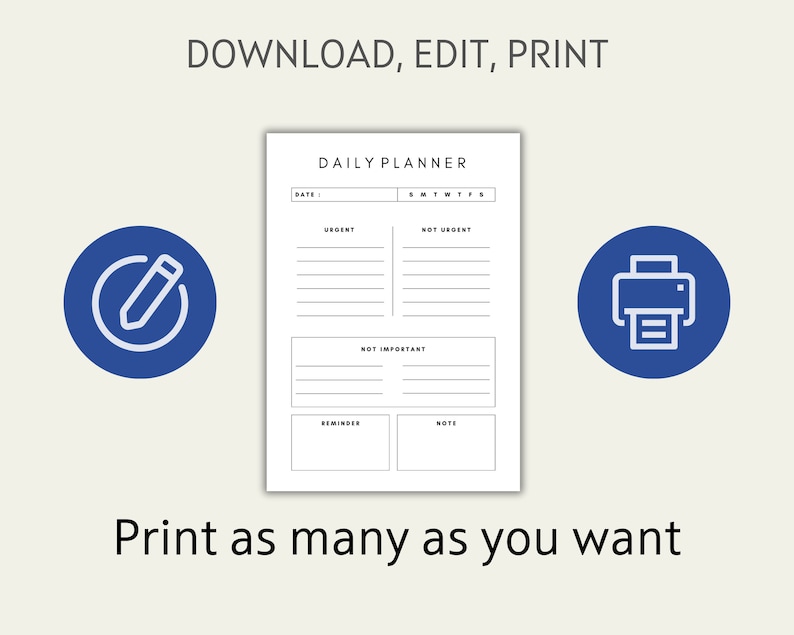 2024 Useful Printable Pdf Agenda, Fillable Journal Planner, Stay ...