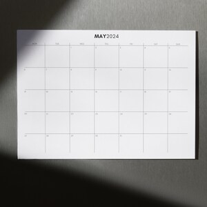 2024 Monthly Productivity Planner Monthly Schedule Monthly - Etsy