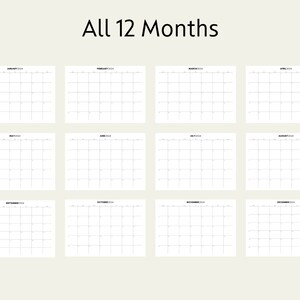 2024 Monthly Productivity Planner Monthly Schedule Monthly - Etsy