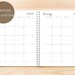 2024 Monthly Planner Printable, Dated Month on 2 Pages, 2024 Calendar ...